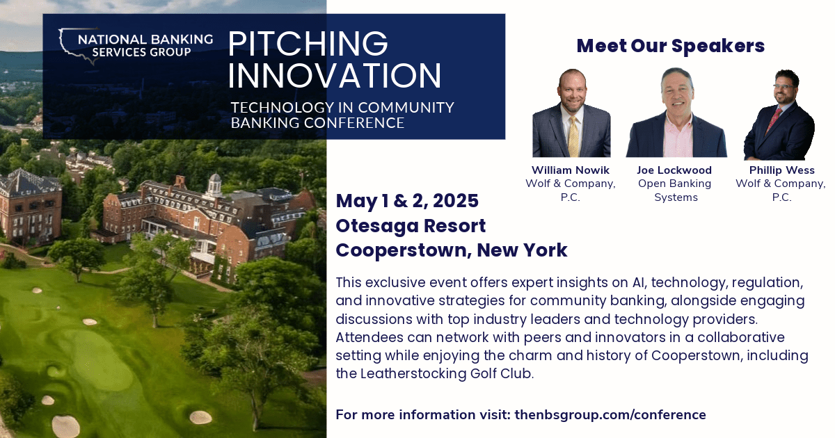 Pitching Innovation: Technology in Community Banking Conference